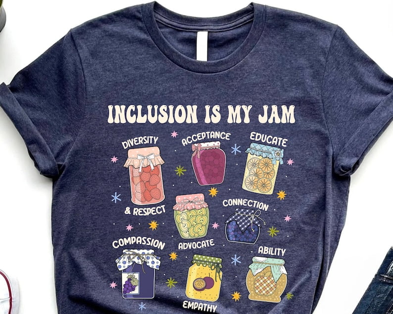 Inclusion Is My Jam T-Shirt, Special Education Teacher Shirt, Autism ...