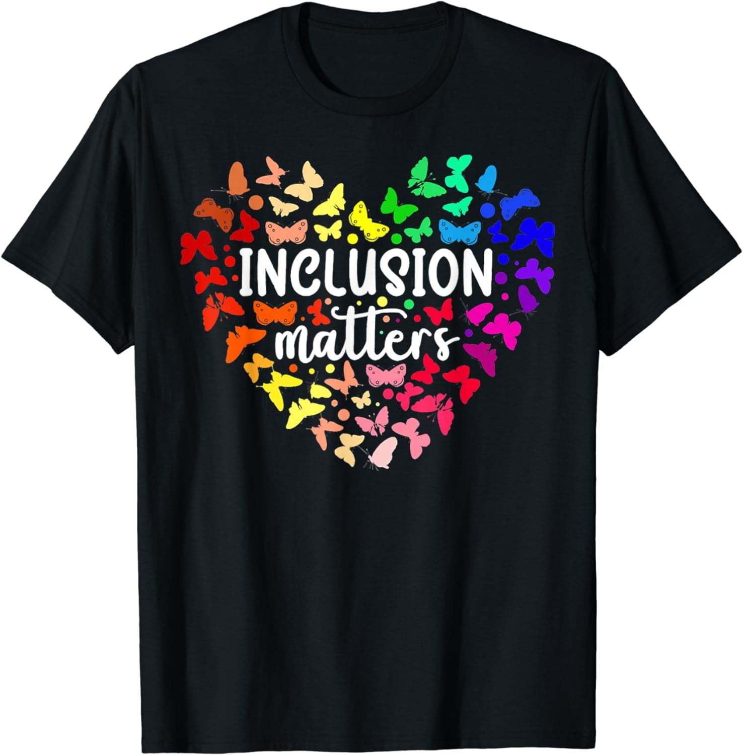 Inclusion Matters Autism Awareness Month Neurodiversity SPED T-Shirt ...