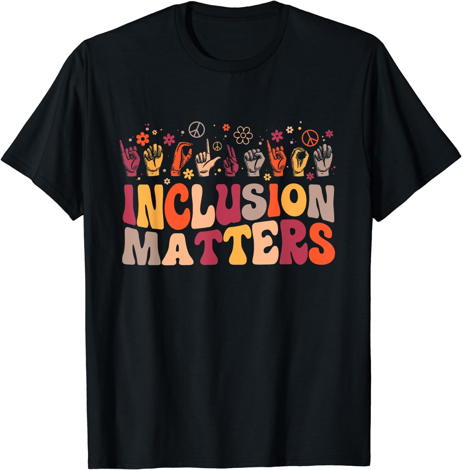 Inclusion Matters Special Education Teacher Health Awareness T-Shirt ...