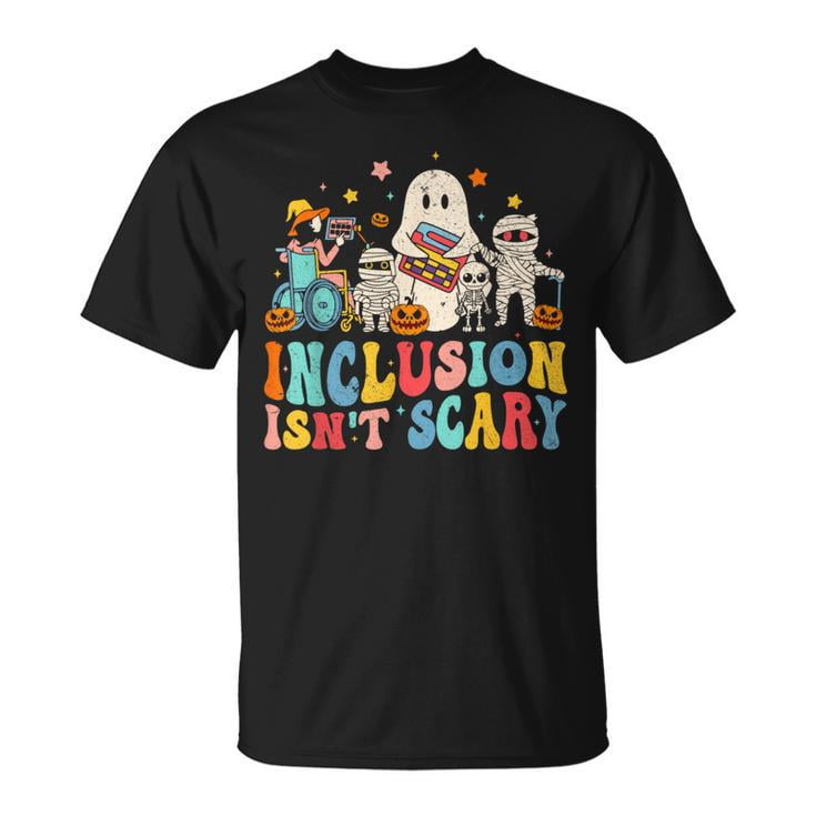 Inclusion Isn't Scary | Ghost & Mummy Halloween T-Shirt | SLP & SPED ...
