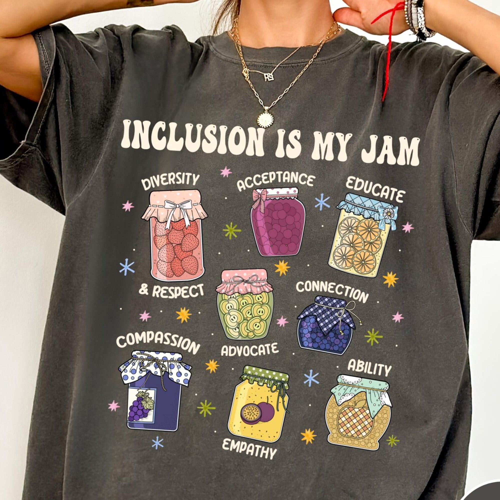 Inclusion is My Jam Shirt Autism Awareness Tee Special Education ...