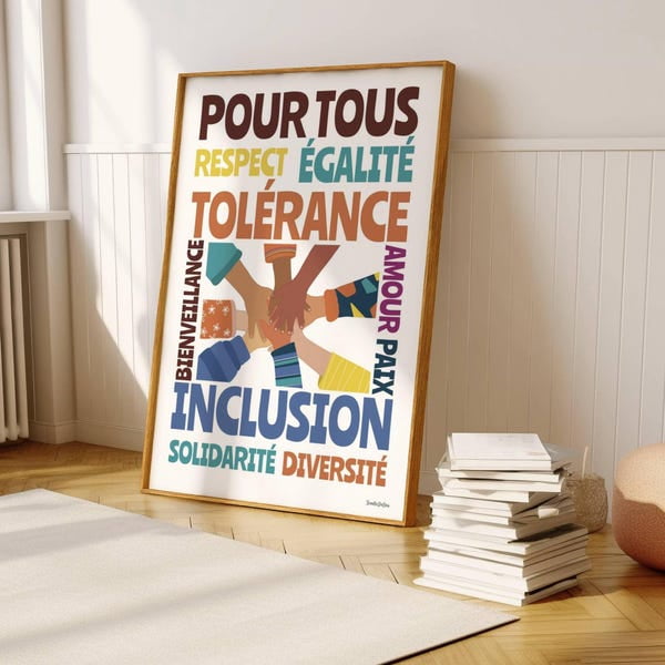 Inclusive Classroom Poster Diversity And Equality, School Counsellor ...
