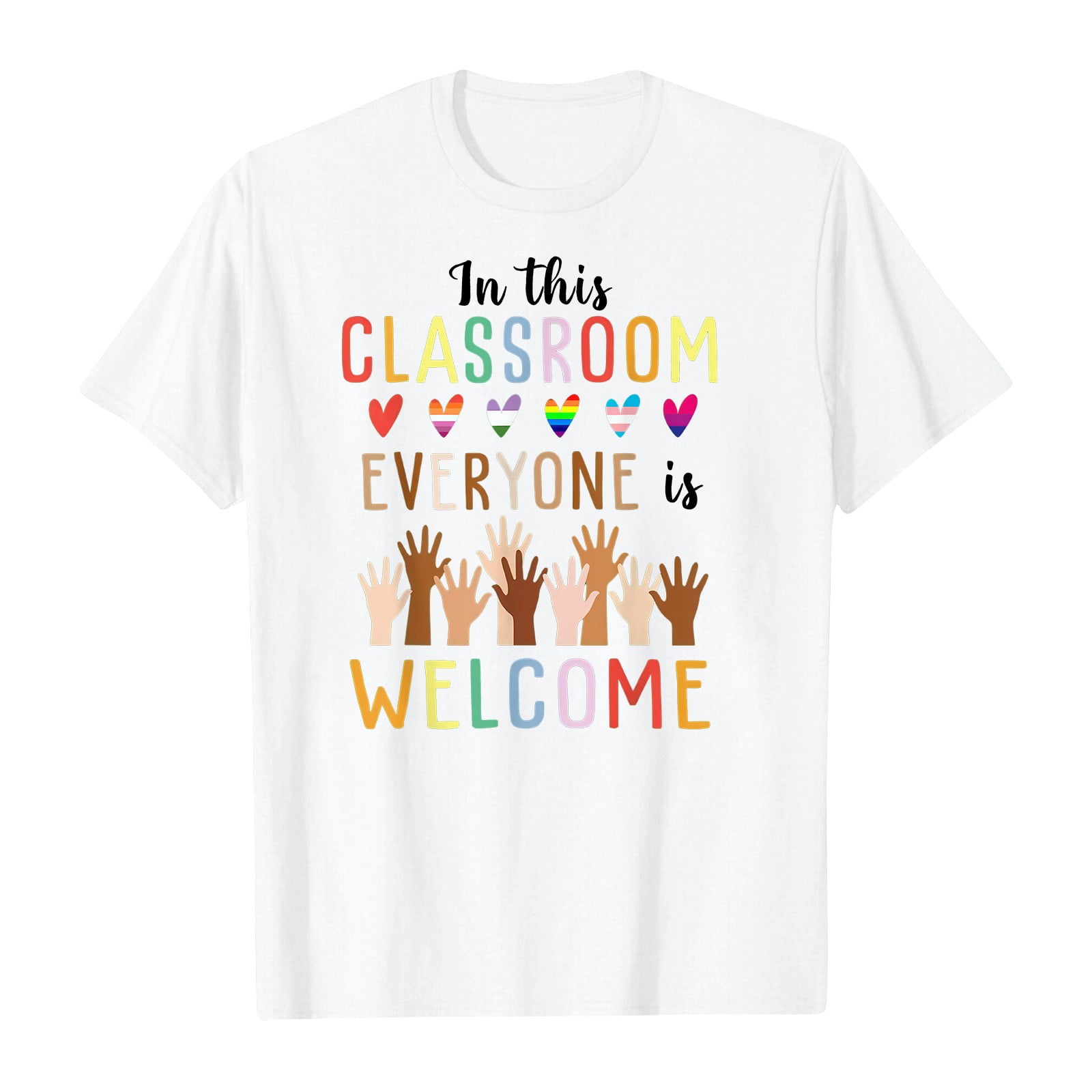 Inclusive Classroom T-Shirt Celebrate Diversity & Unity Perfect for ...
