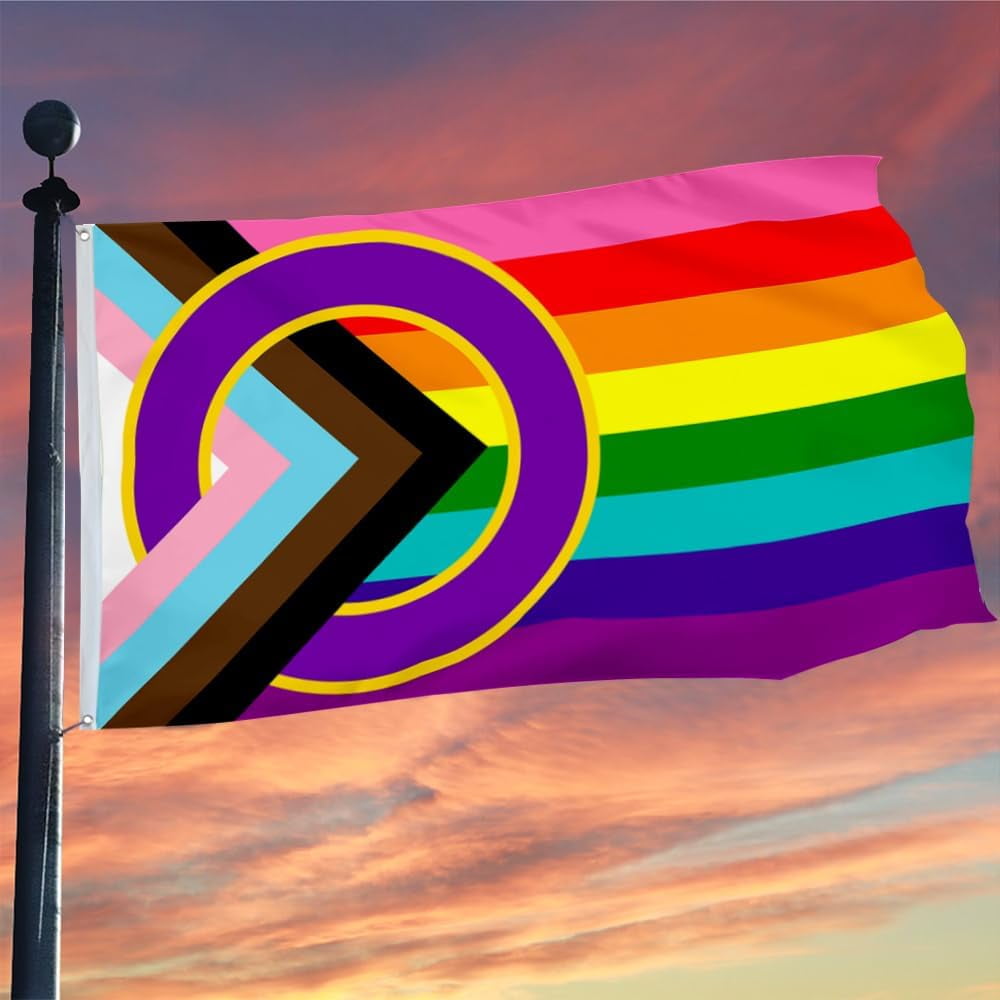 Inclusive Progressive Pride Flag Banner 3x5Feet Outdoor Indoor ...