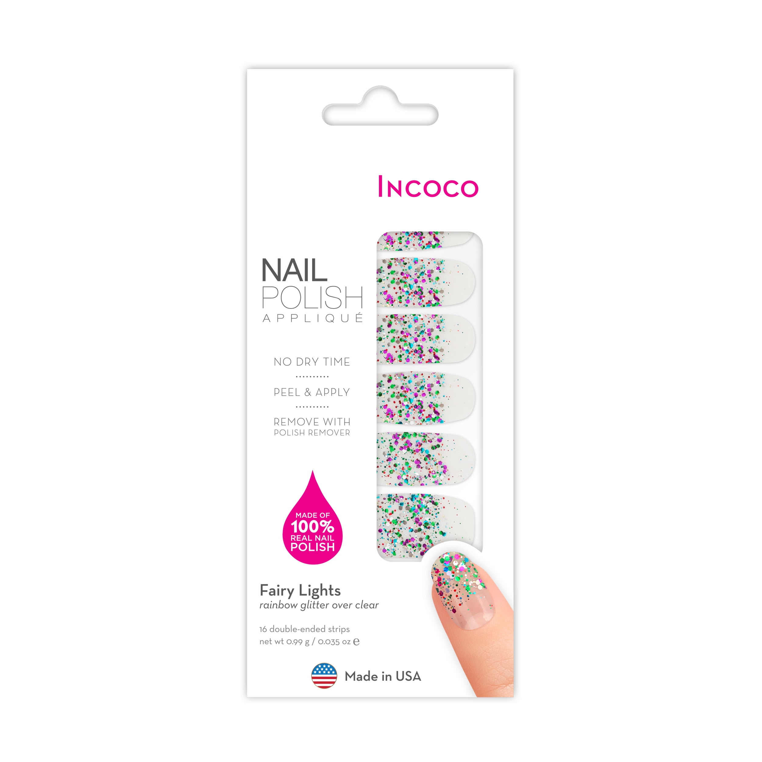 Incoco Nail Polish Applique, Fairy Lights - Walmart.com