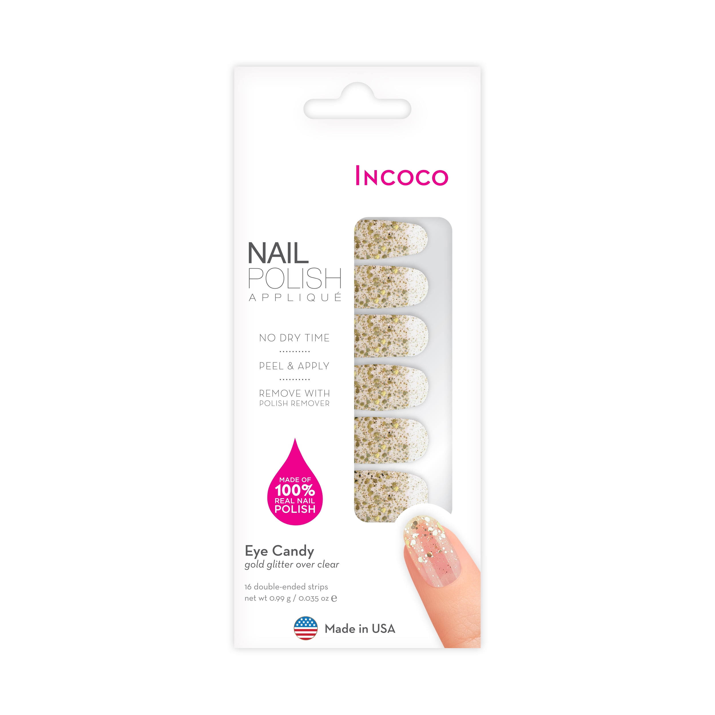 Incoco Nail Polish Strips, Eye Candy - Walmart.com