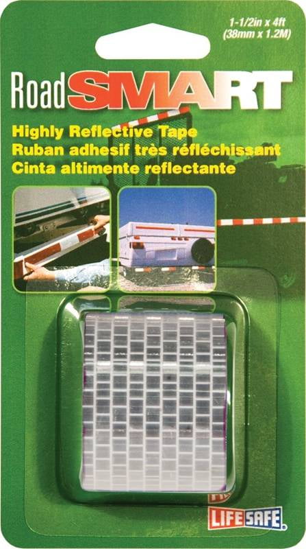 Incom Manufacturing 1-.50in. X 4ft. Silver Highly Reflective Tape RE802 ...