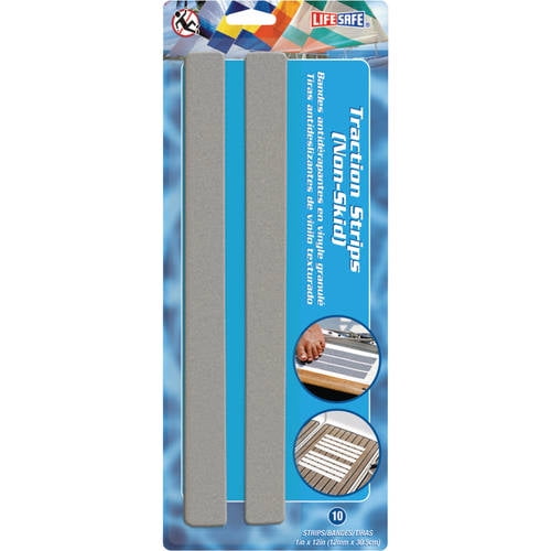 Incom Vinyl Traction Strips Gr 10/Pk RE3901GR - Walmart.com