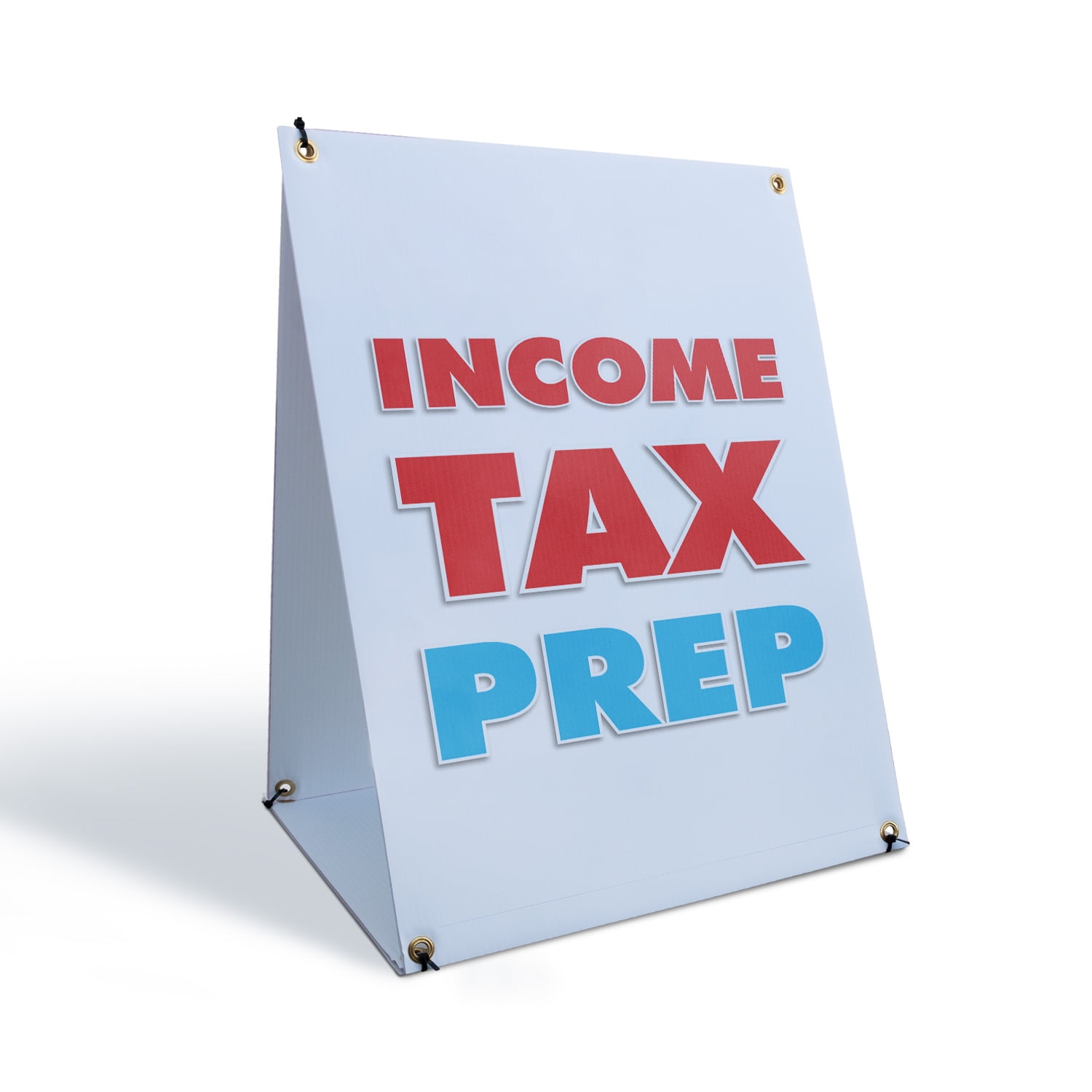 Income Tax Preparation Sidewalk Sign 24 Inch x 36 Inch A-Frame Images ...