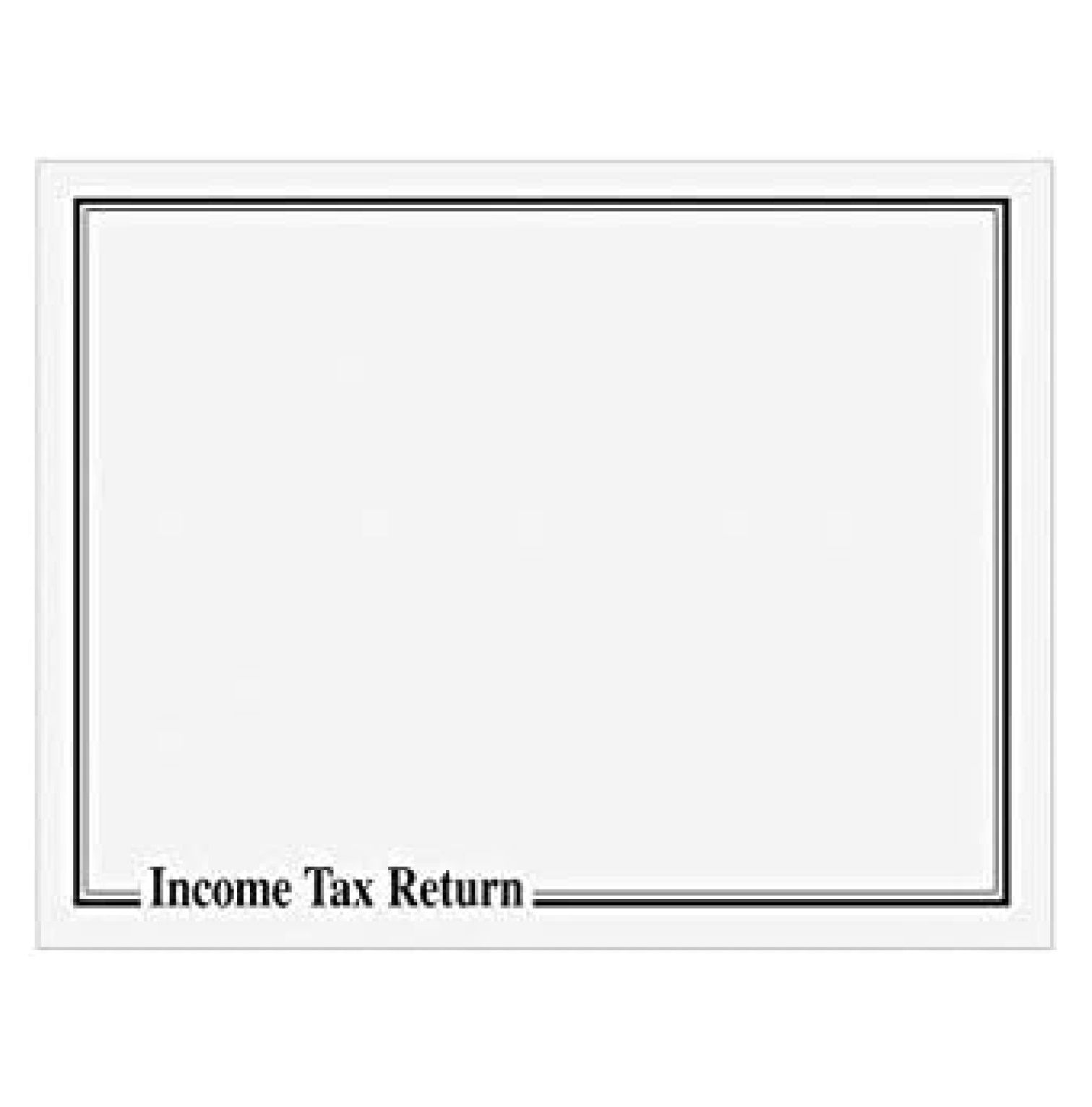 Income Tax Return Delivery Envelope Black, 50/Pk - Walmart.com