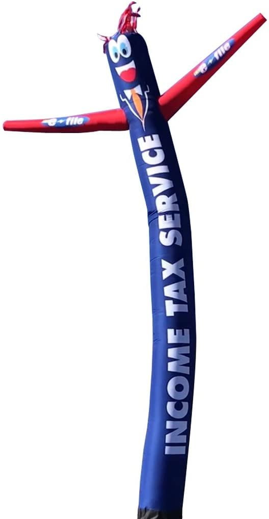 Income Tax Service 20 Foot Tall Inflatable Tube Man Air Powered Dancing ...