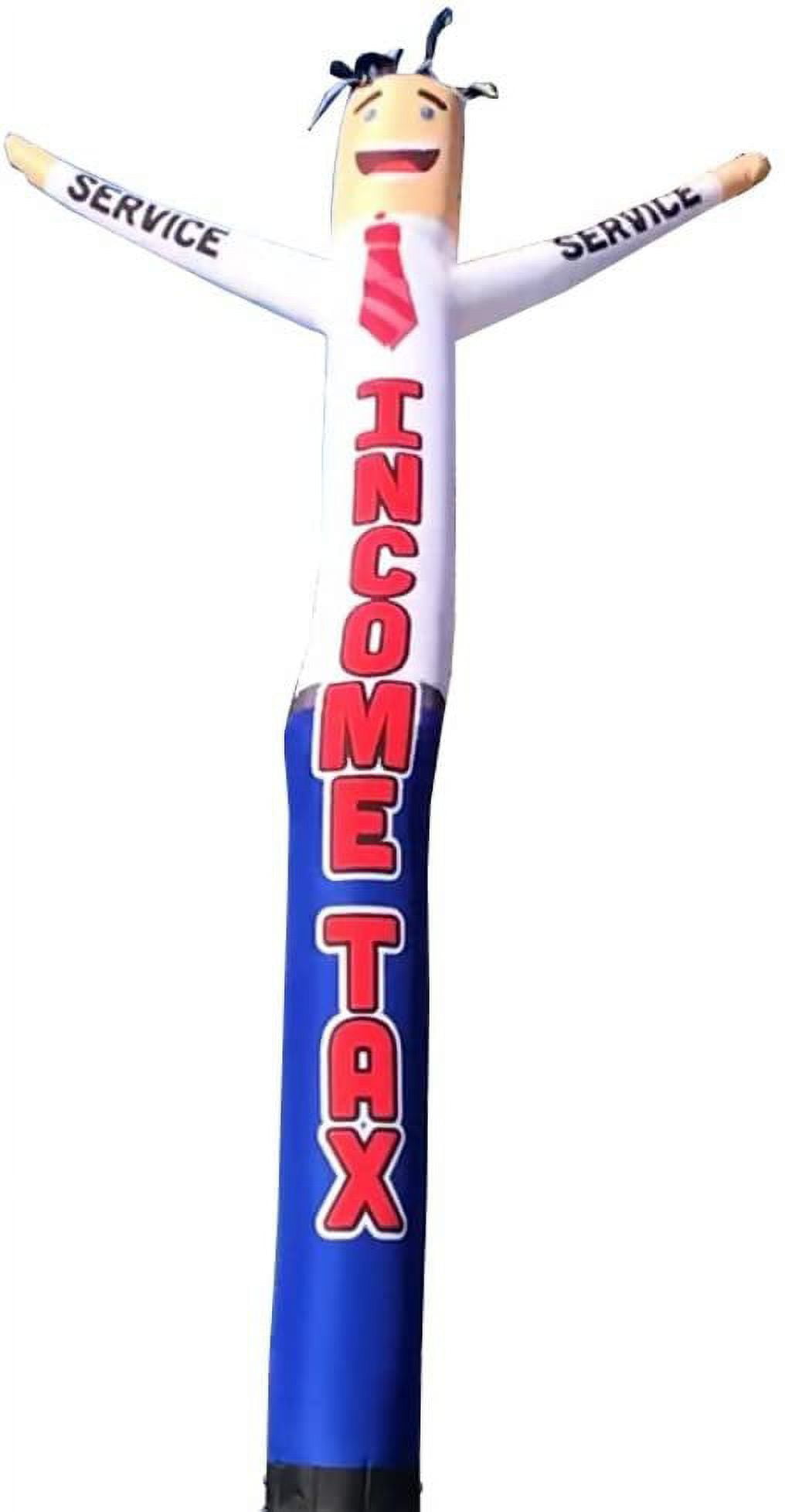 Income Tax Service Man 20 Foot Tall Inflatable Tube Man Air Powered ...