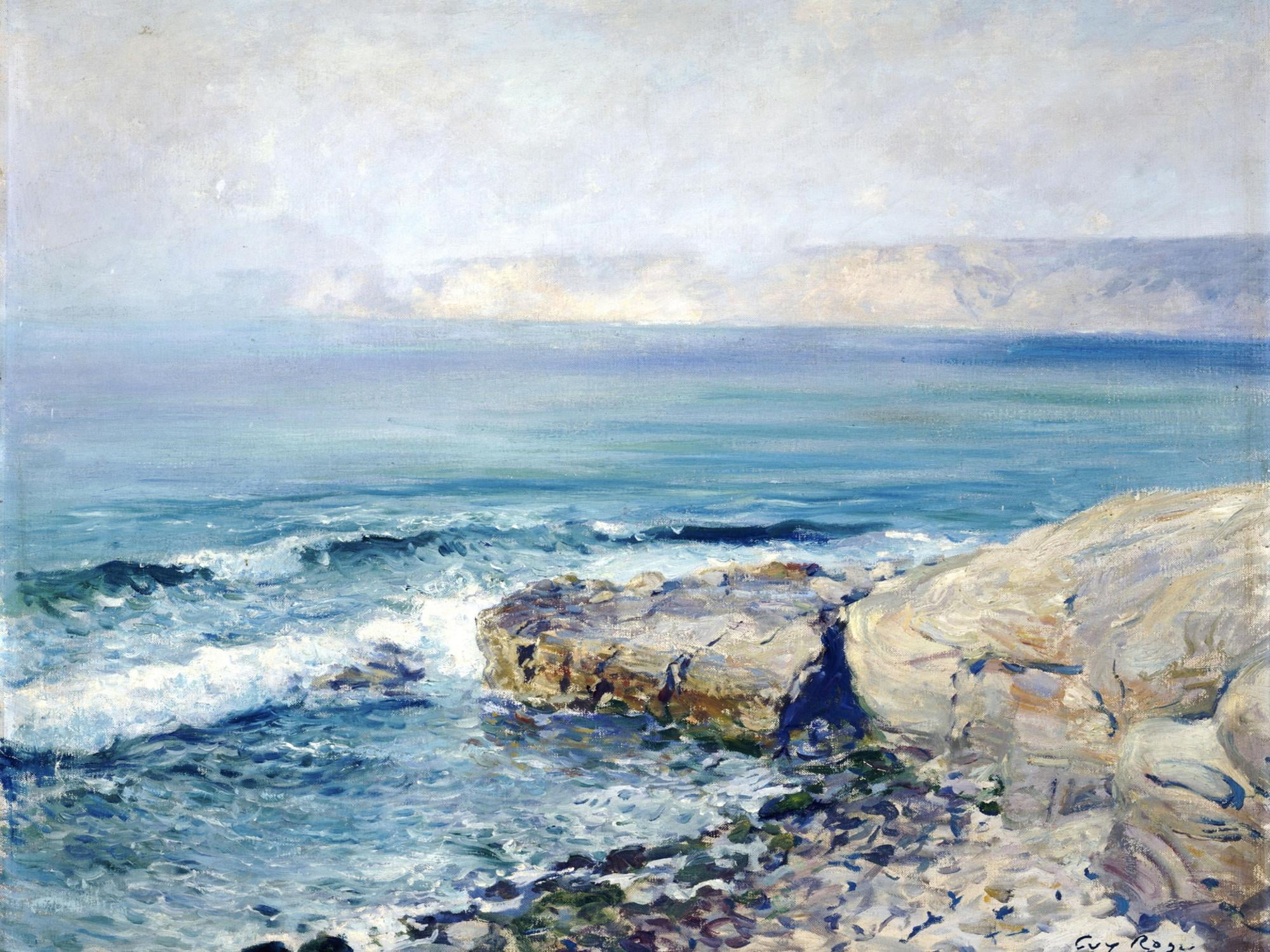Art.com Incoming Fog, la Jolla Giclee Print by Guy Rose, 24" x 18 ...