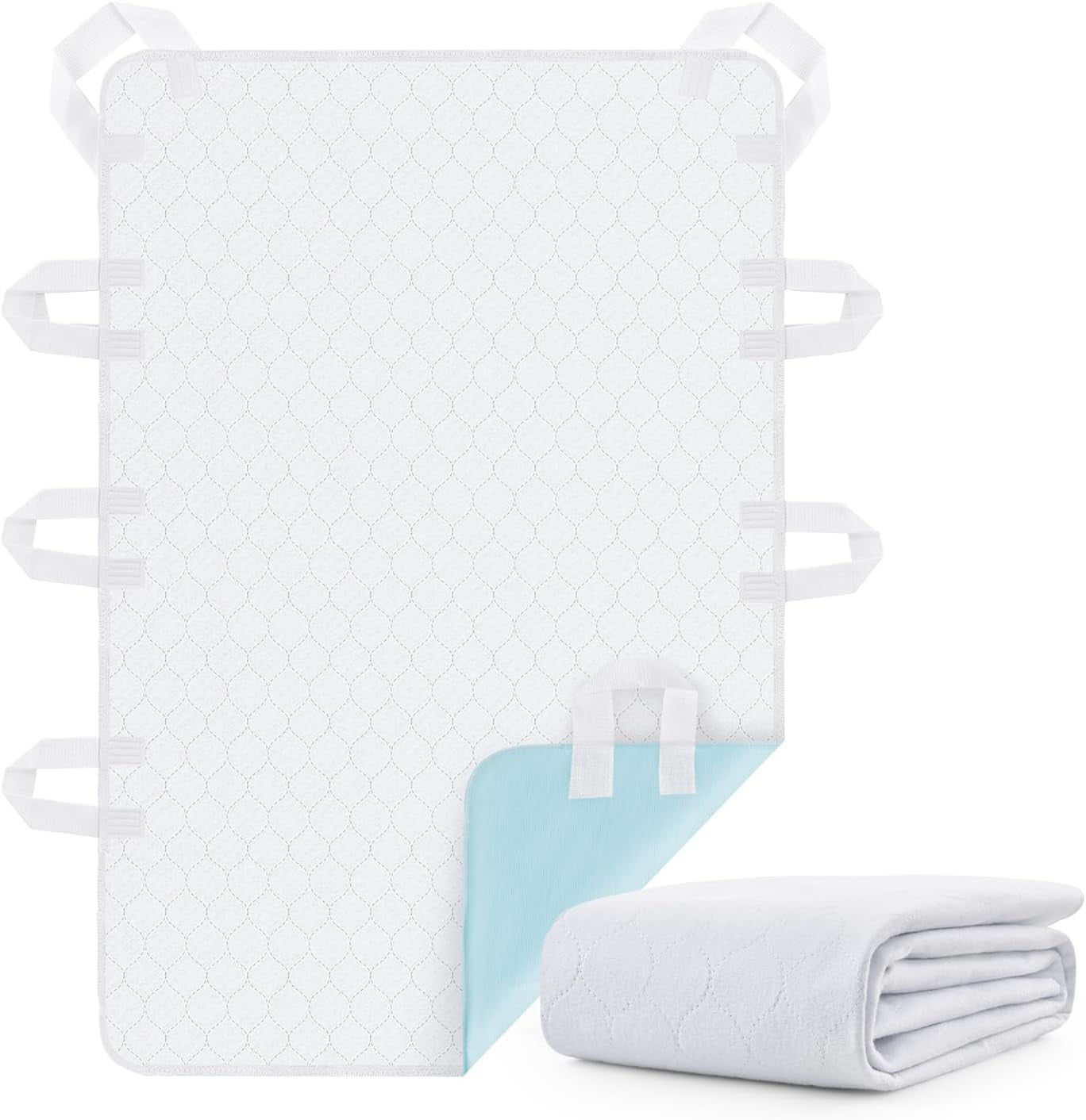 Incontinence Bed Pads : Waterproof Bed Pads for Elderly with 8 Handles ...