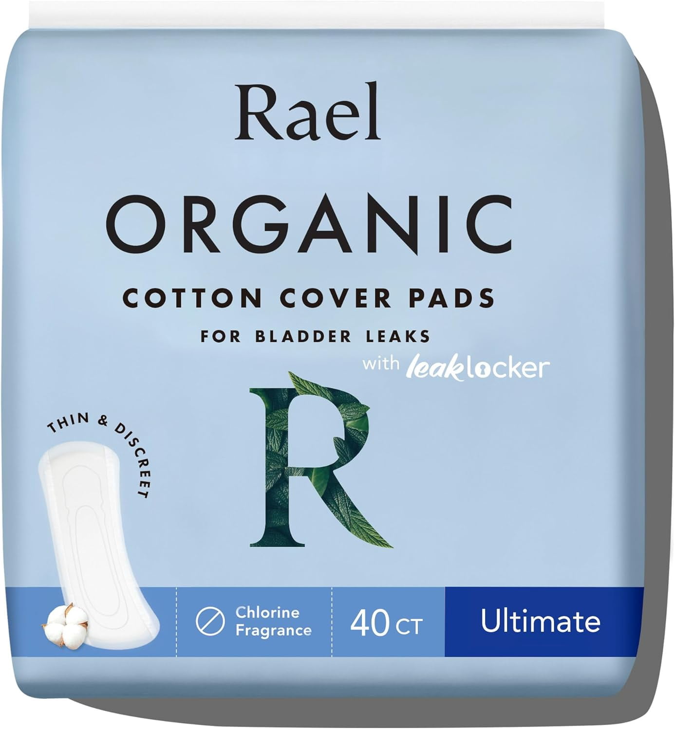 Incontinence Pads for Women, Organic Cotton Cover, Postpartum Essential ...