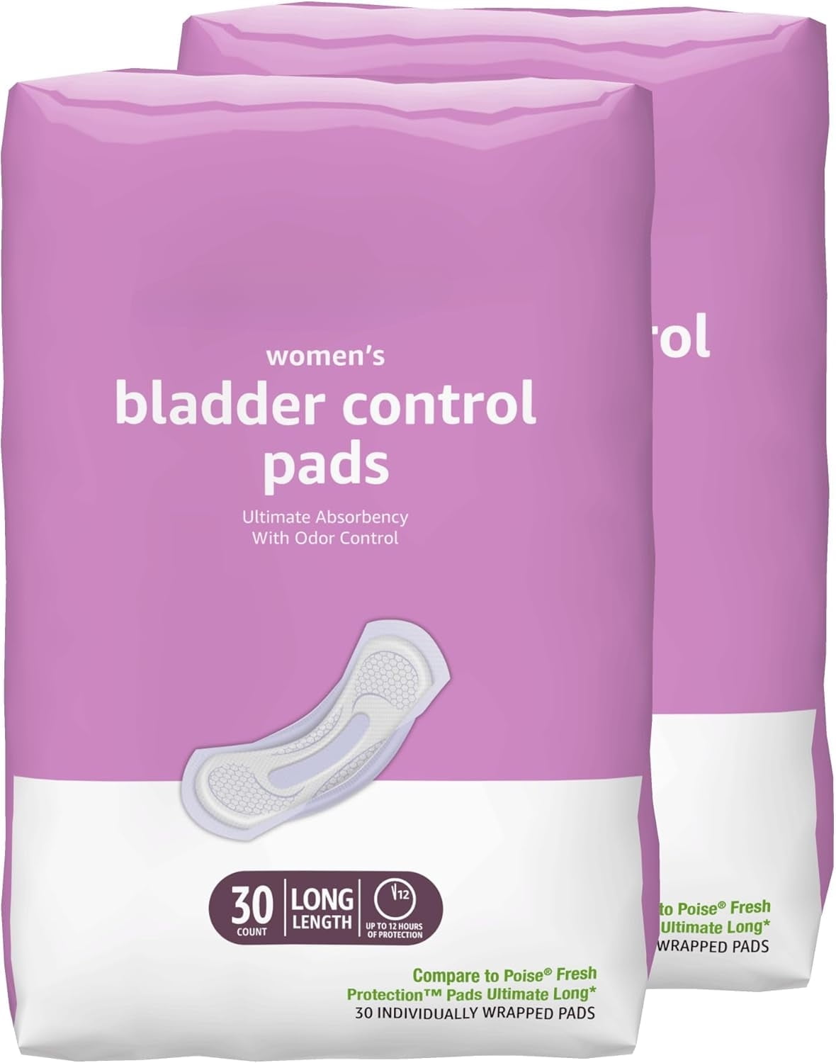 Incontinence Pads for Women Long, Bladder Control, Postpartum, Ultimate ...