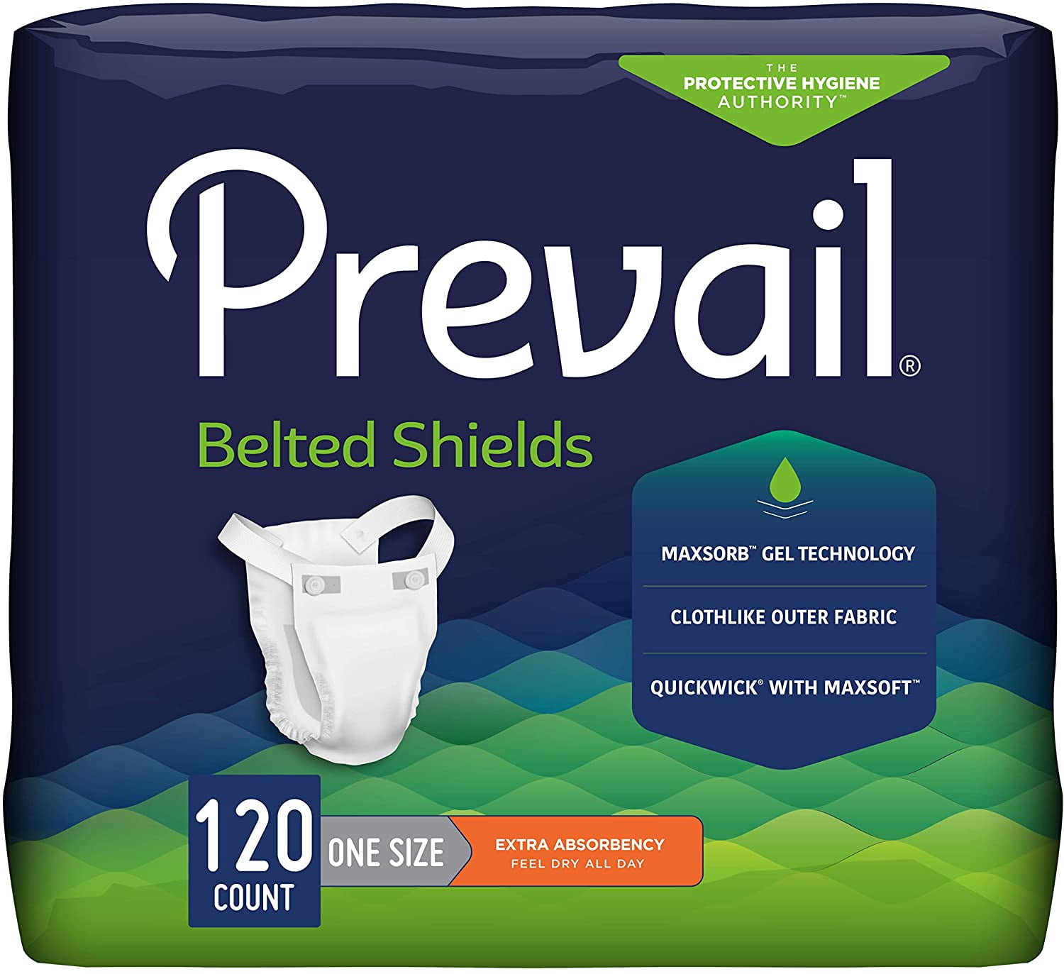 Incontinence Unisex Belted Shields, Disposable Adult Belted Shield for ...