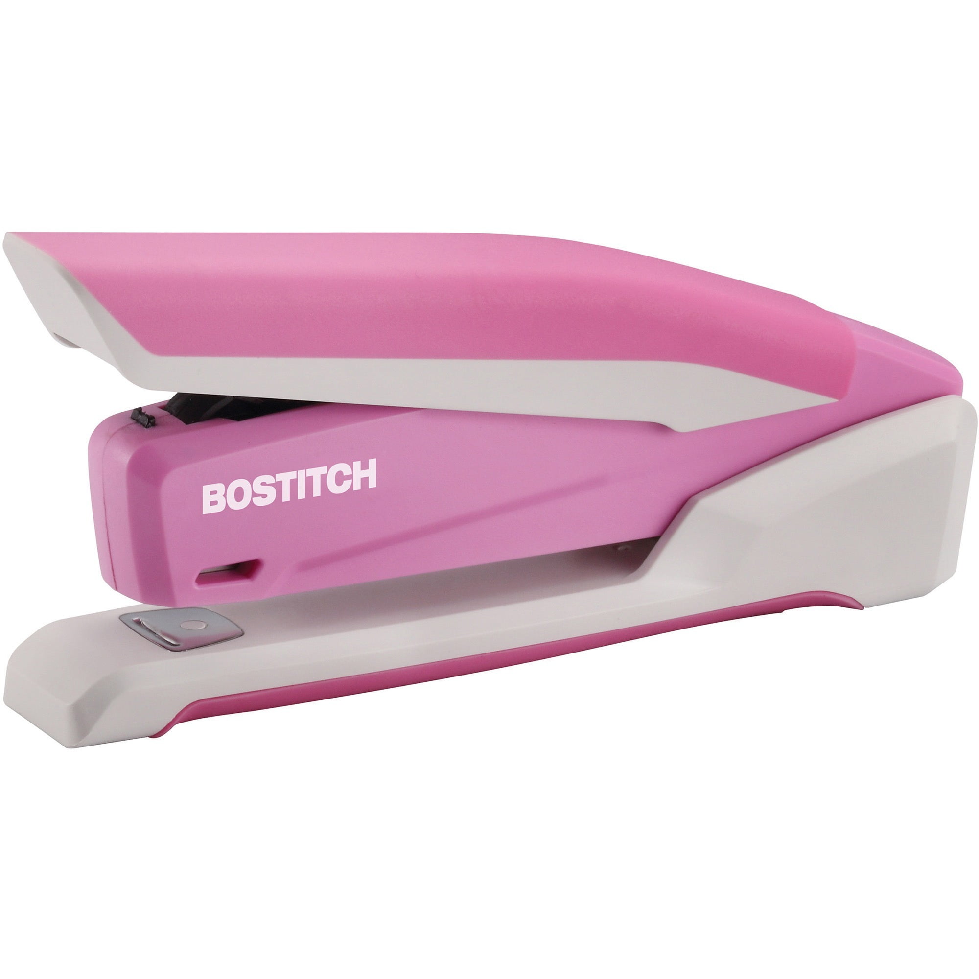 Incourage Spring-Powered Desktop Stapler, 20-Sheet Capacity, Pink/white ...