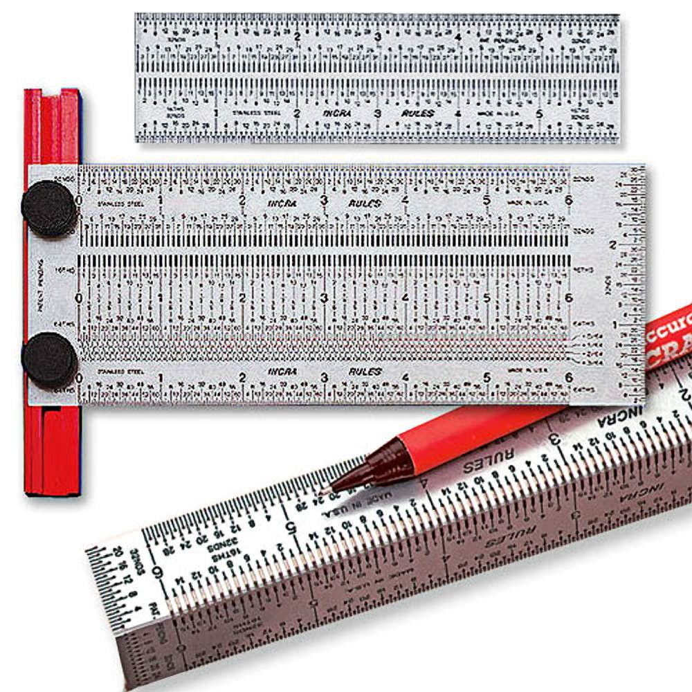 Incra Irset12 12-Inch Marking Rule Set - Walmart.com