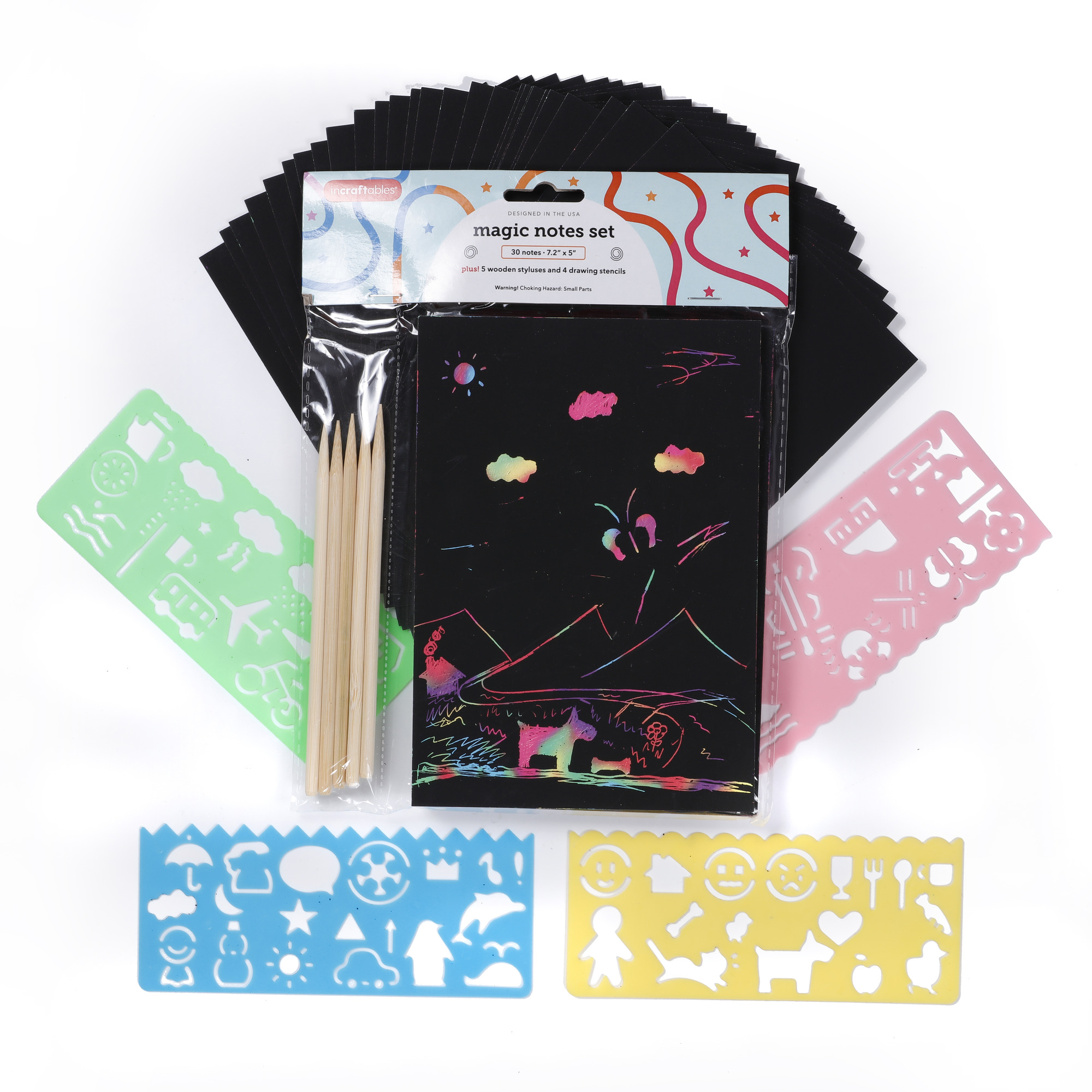 8 1/2 X 12" Magic Scratch - Craft Supplies - 12 Pieces - Walmart.com