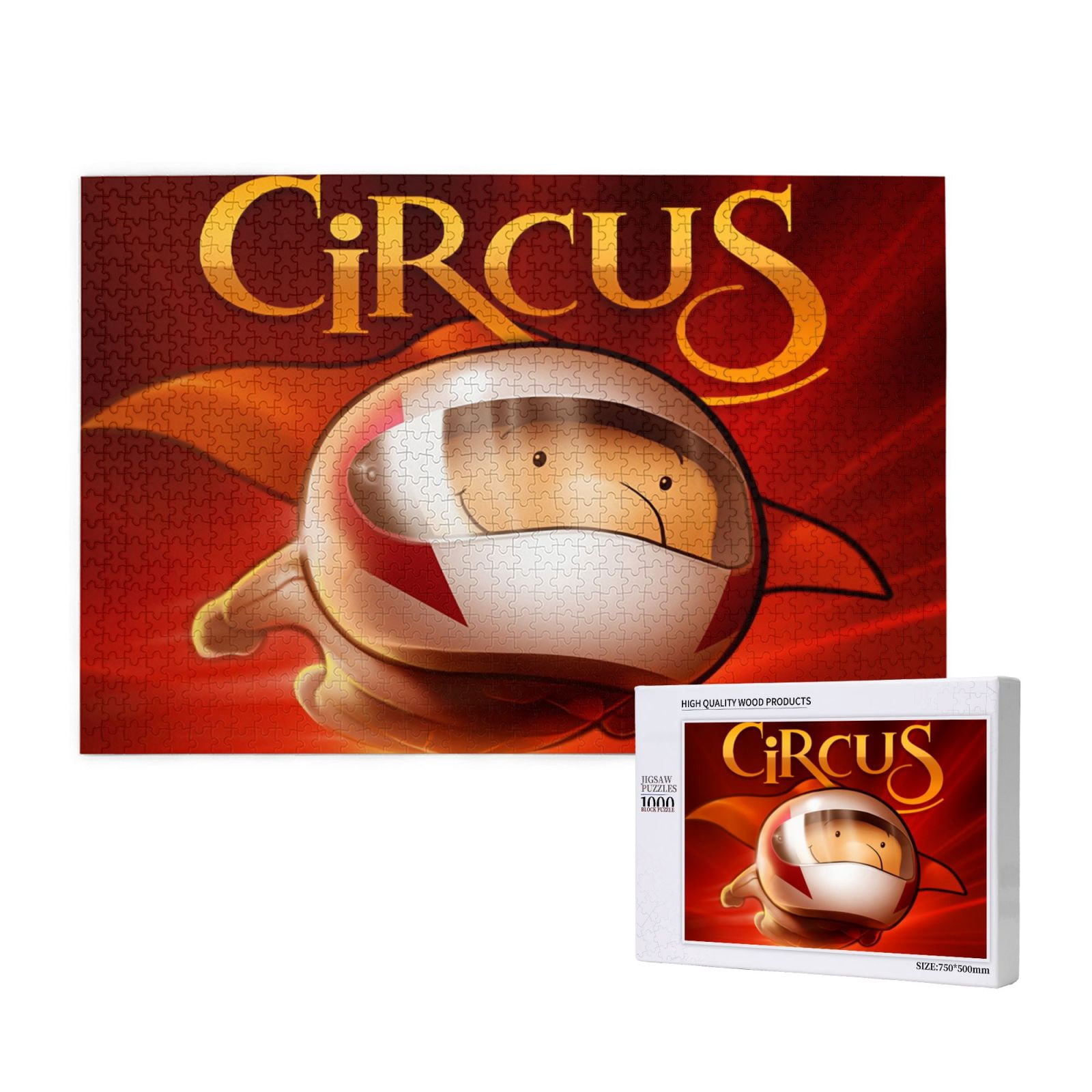 Incredible Circus Jigsaw Puzzle 1000 Piece Wooden Puzzle Family ...