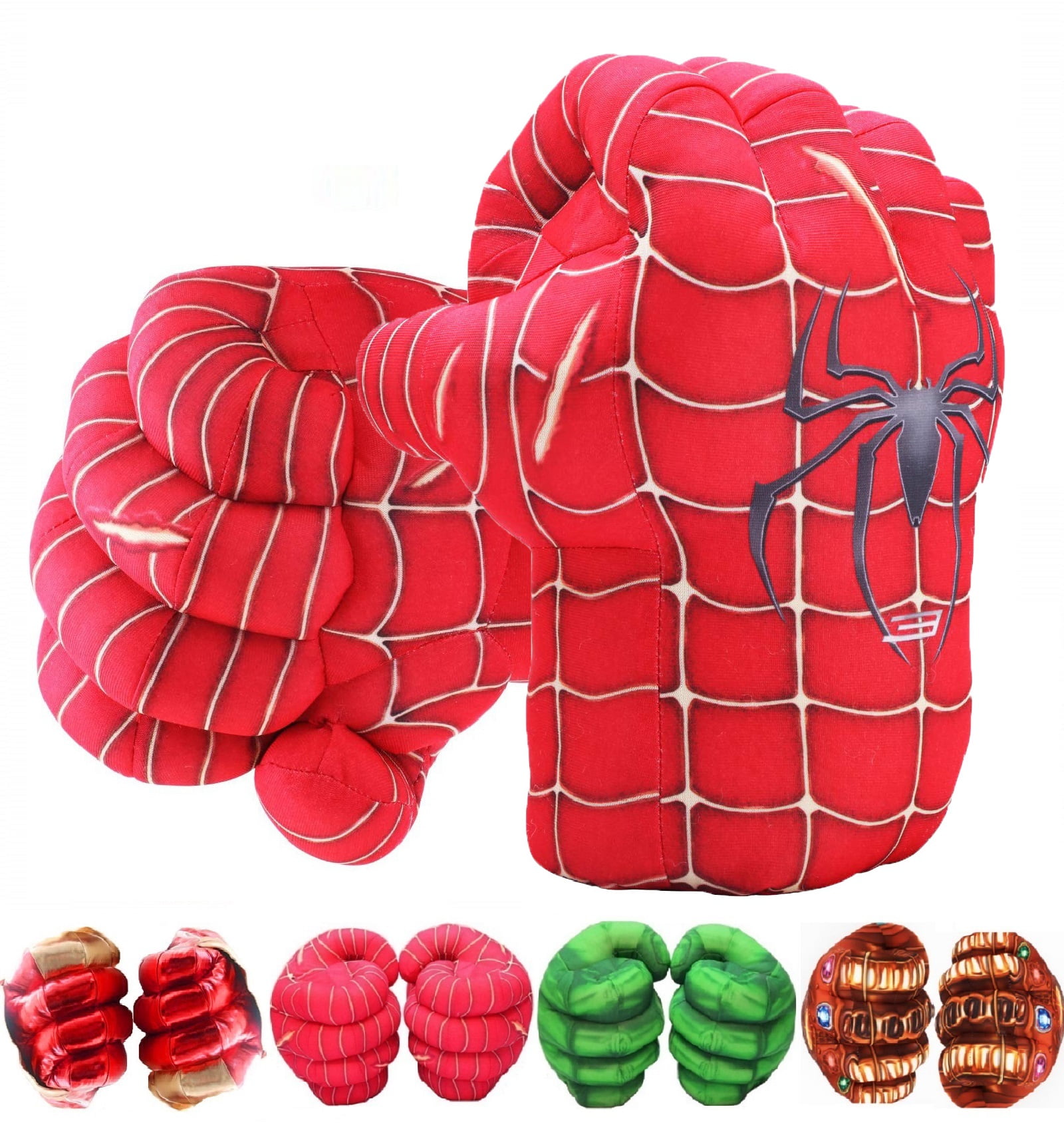 Incredible HOK Superheros Gauntlet Smash Hands Fists Big Soft Plush ...