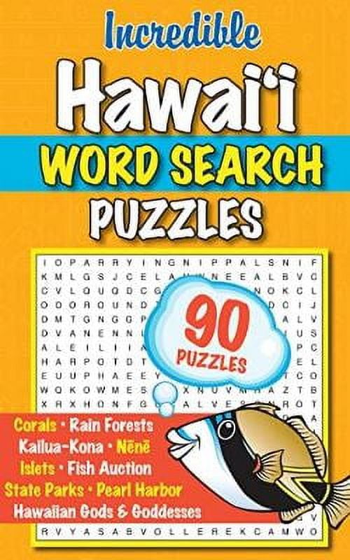 Incredible Hawaii Word Search Puzzles - Walmart.com