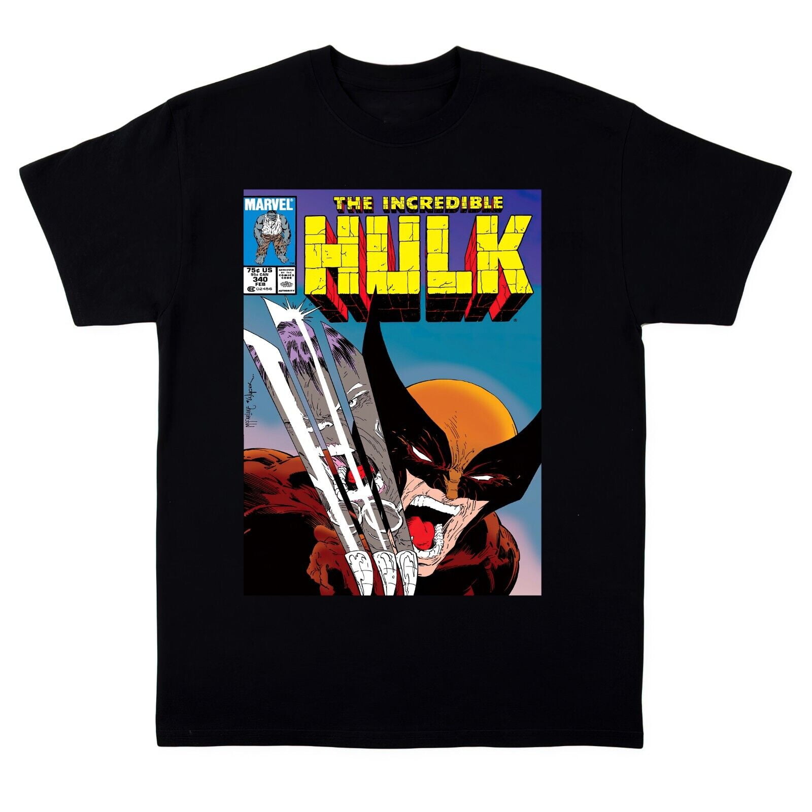 Incredible Hulk #340 Comic Cover T-Shirt - Walmart.com