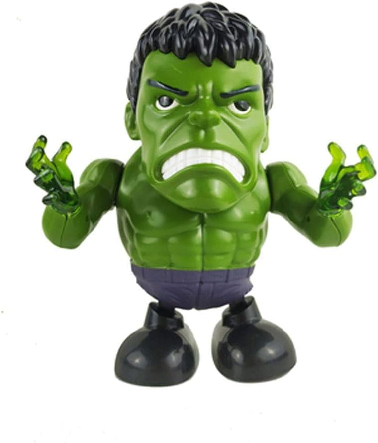 Incredible Hulk Action Figure Dance Super Hero Robot Toy Dancing Music ...