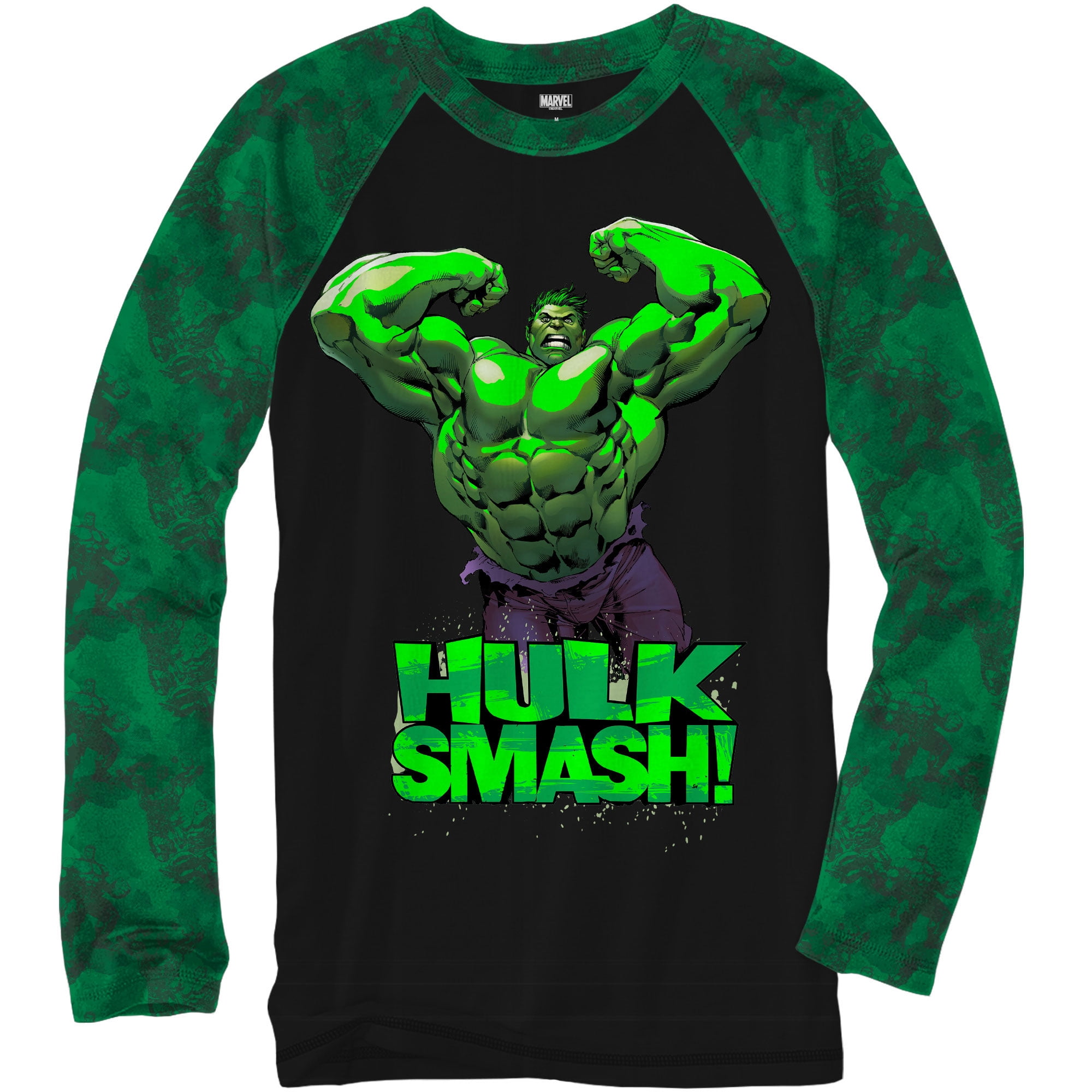 Incredible Hulk Long Tee Shirt (Toddler Boys) - Walmart.com