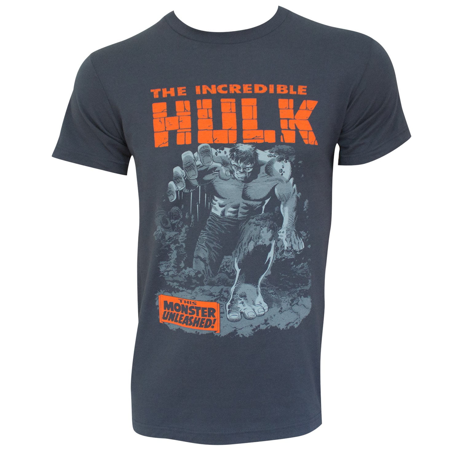Incredible Hulk Men's Blue Monster Unleashed T-Shirt-Large - Walmart.com