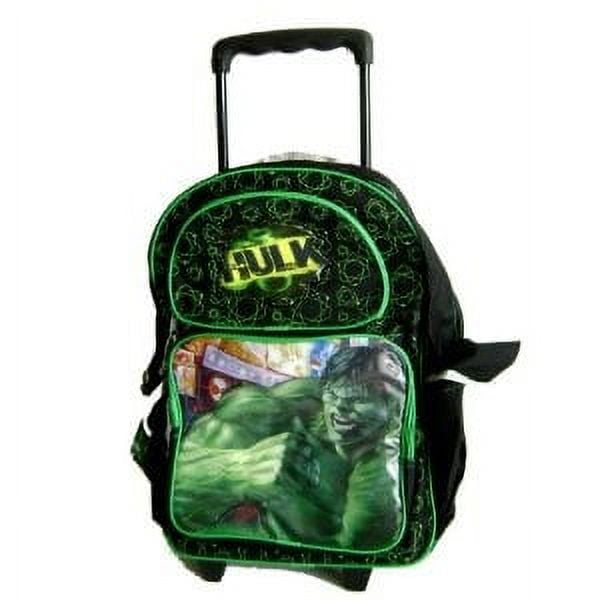 Incredible Hulk Wheeled Kids Superhero Luggage School Bag, 16 inch ...