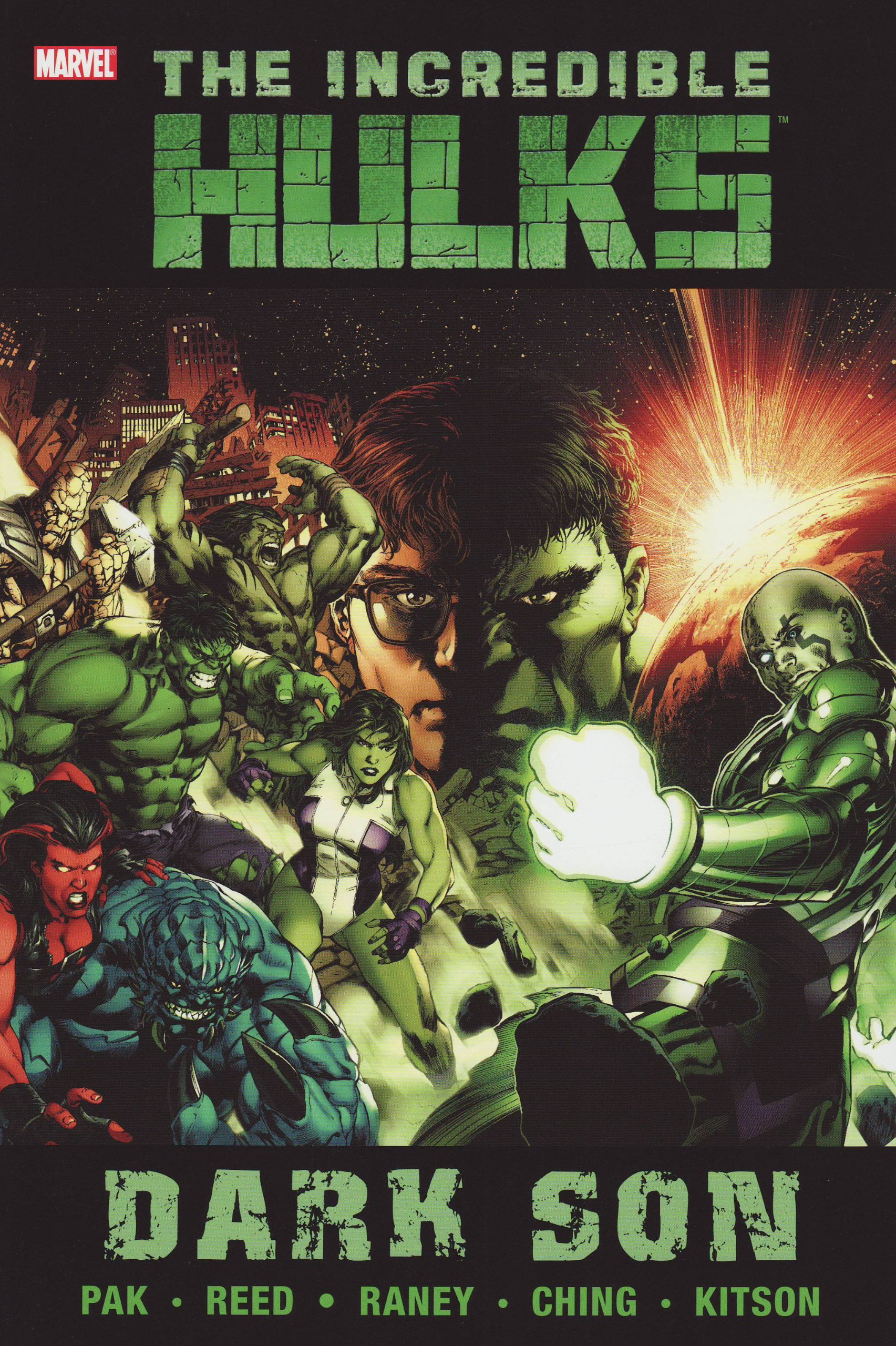 Incredible Hulks: Enigma Force-Dark Son HC #1 VF ; Marvel Comic Book ...