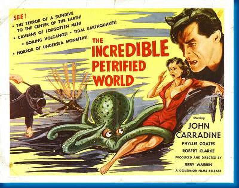 Incredible Petrified World The Movie Poster Reprint 27inx40in for any ...