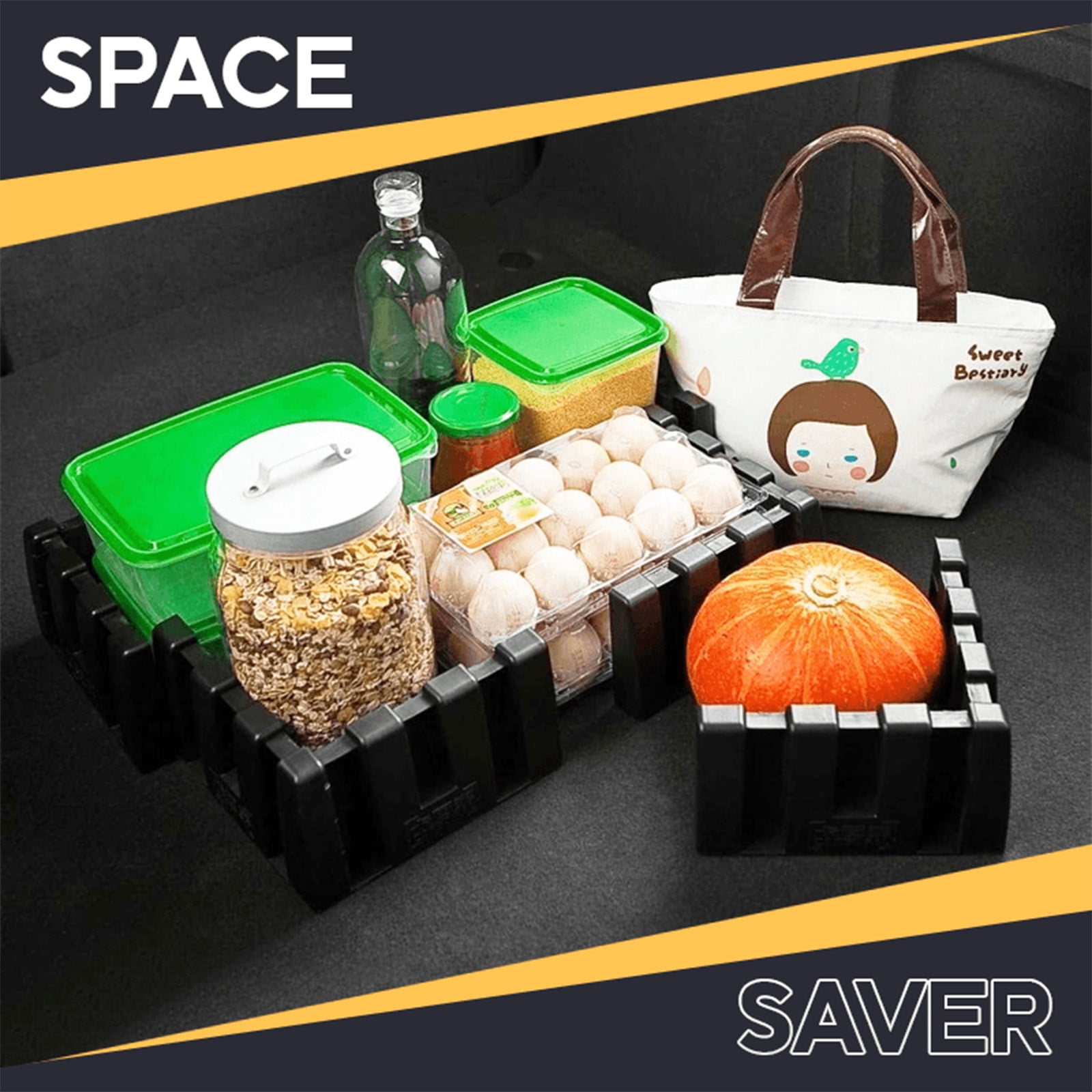 Incredible Savings, Automotive Trunk Storage Box Fixer, Anti-Rolling ...