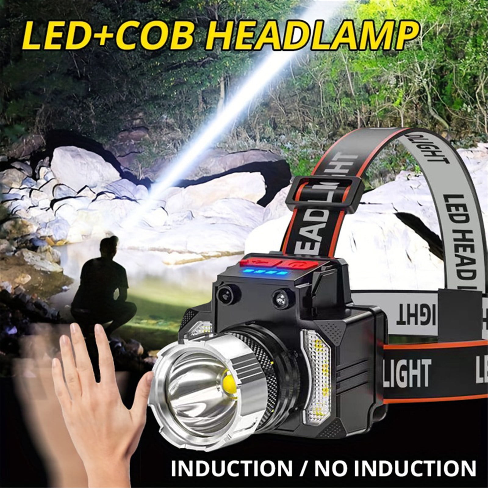 Incredible Savings, Bright LED Headlamp, 500-Lumen 230 Beam, Motion ...