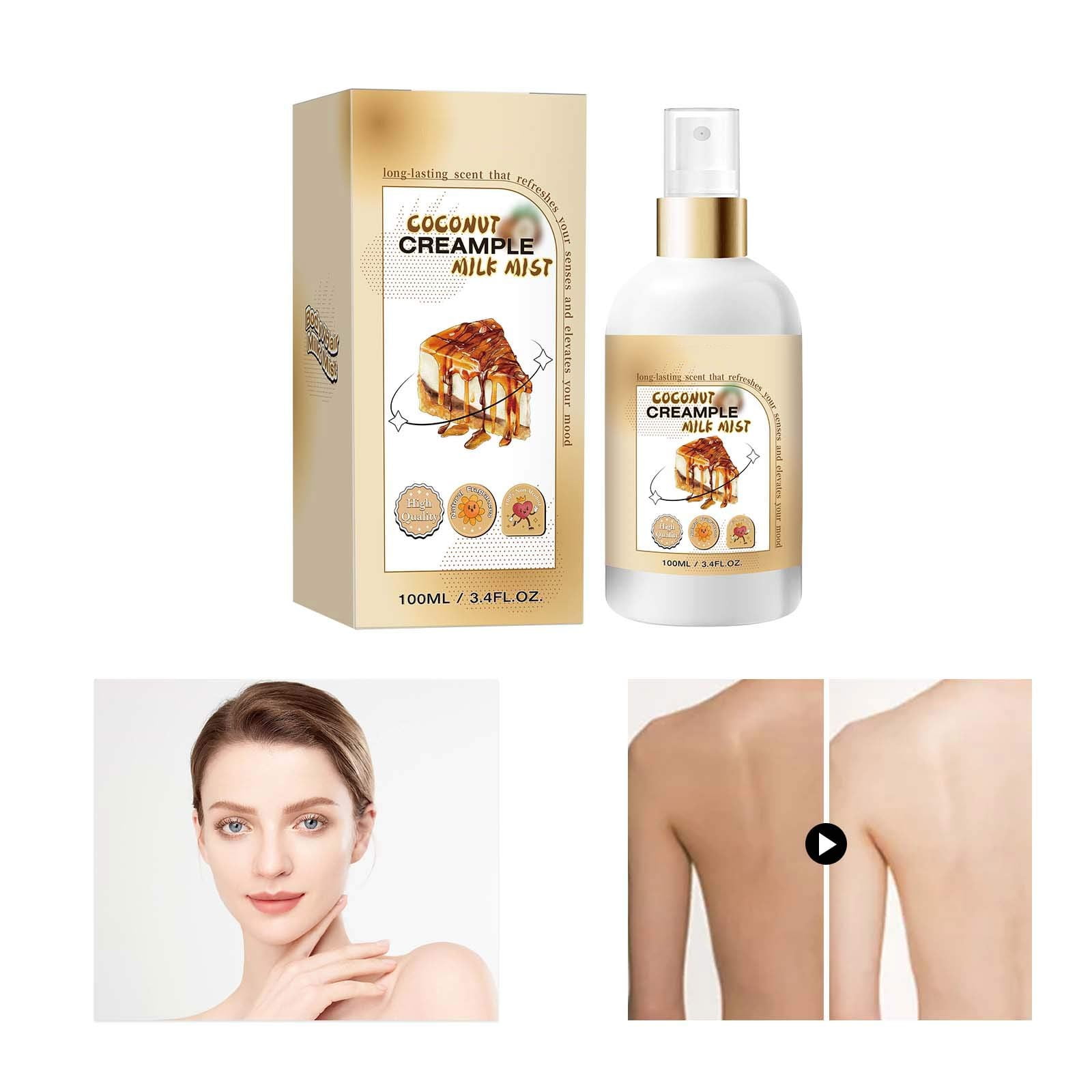 Incredible Savings, Coconut Milk Body Spray – Refreshing and Moisturizing Body Mist, Soothes and ...