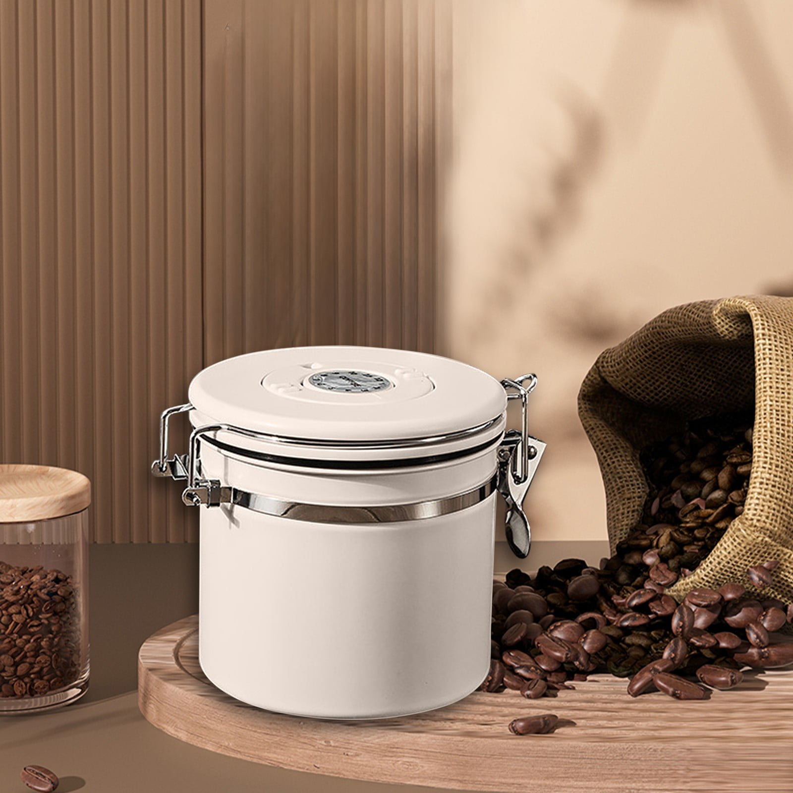 Incredible Savings, Coffee Bean Canister - Airtight Powder Container ...