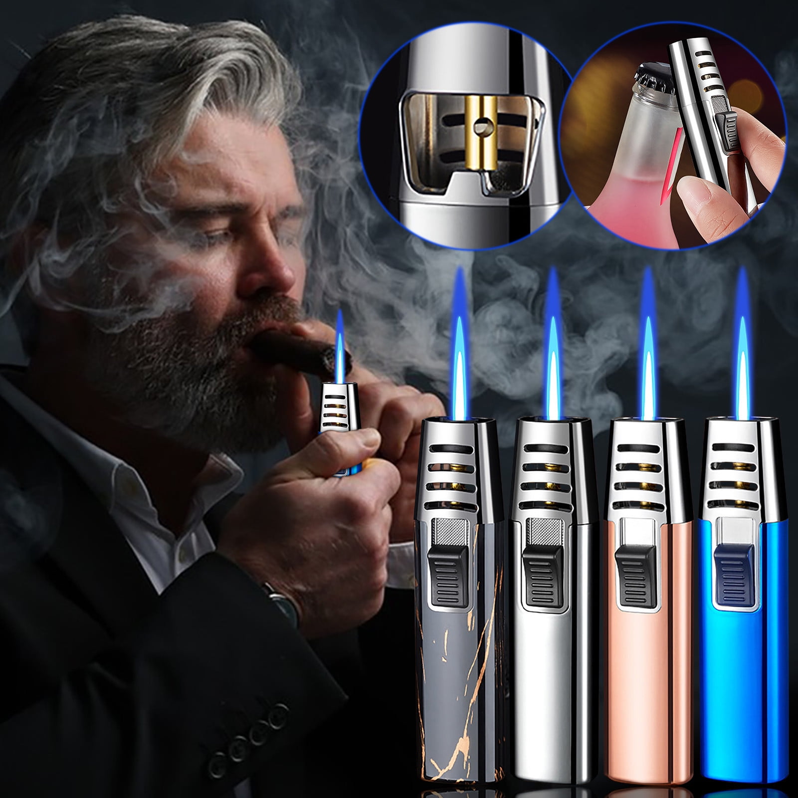 Incredible Savings, Metal Gas Lighter, Windproof, High-Temperature ...