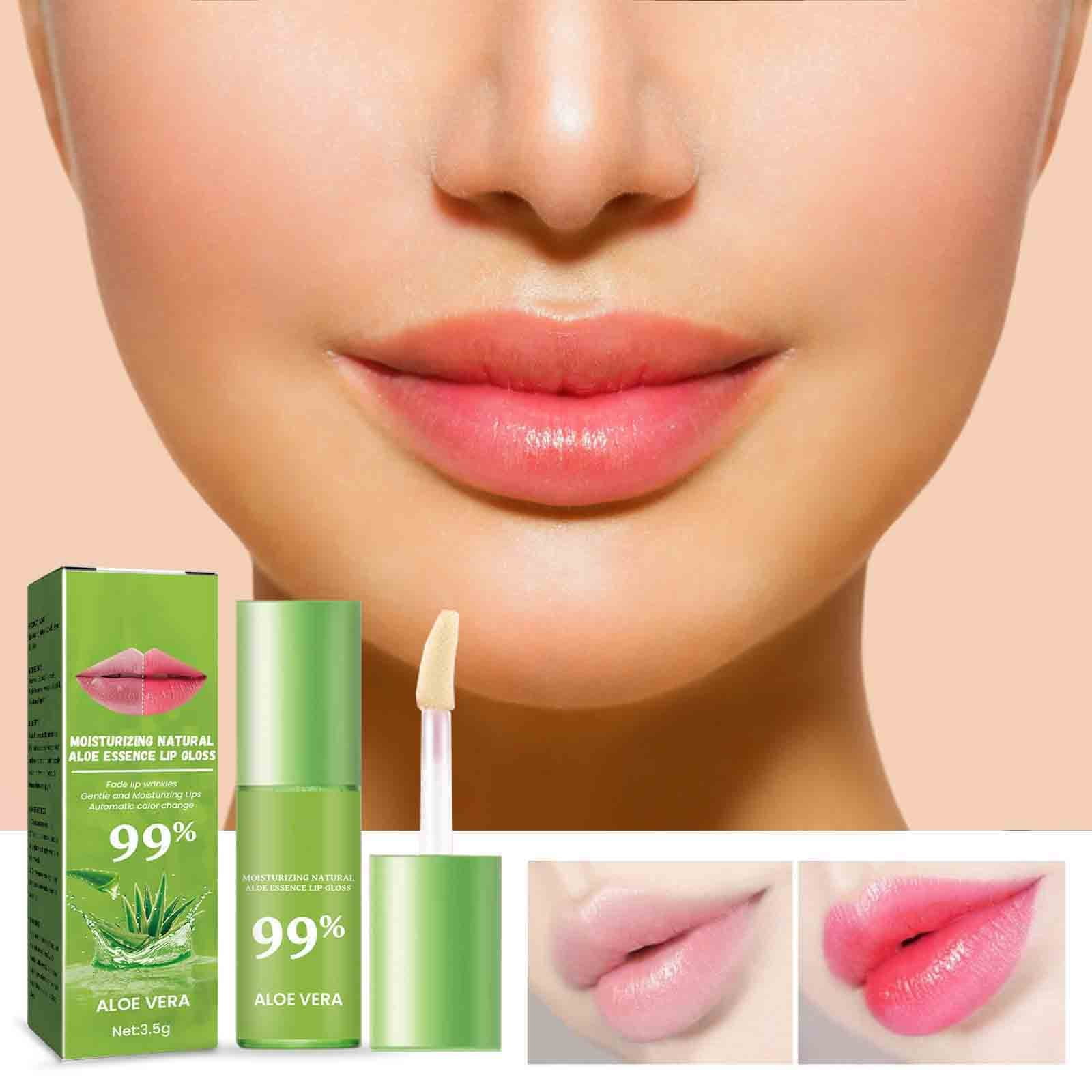 Incredible Savings, Natural Aloe Lip Gloss, Color-Changing Lip Stain ...