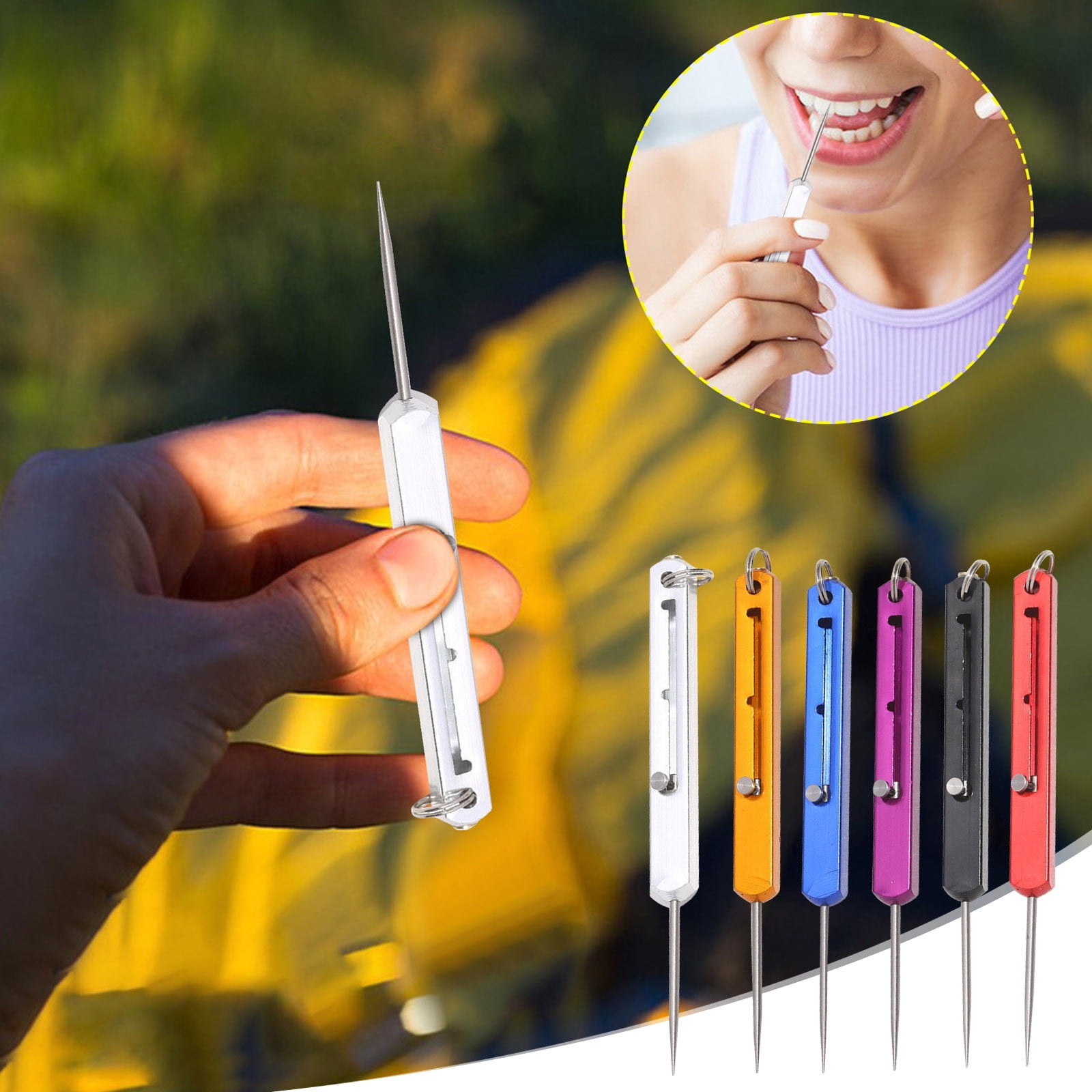 Incredible Savings, Retractable Toothpick Tool, Telescopic Toothpick ...