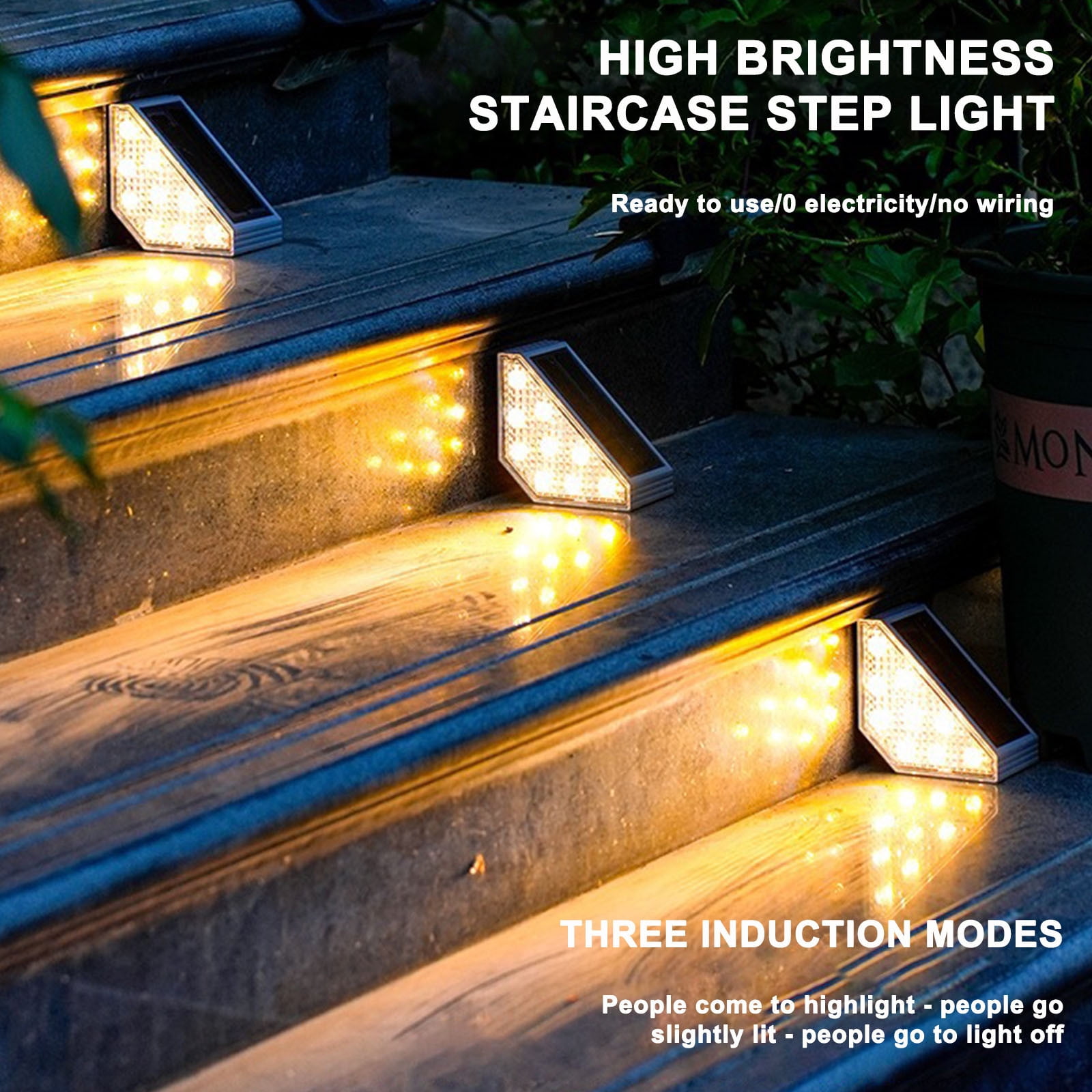 Incredible Savings, Solar Staircase Step Light - Outdoor Step Light ...