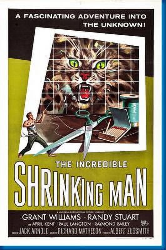 Incredible Shrinking Man The Movie Poster 24x36 #126544 Multi-Color ...