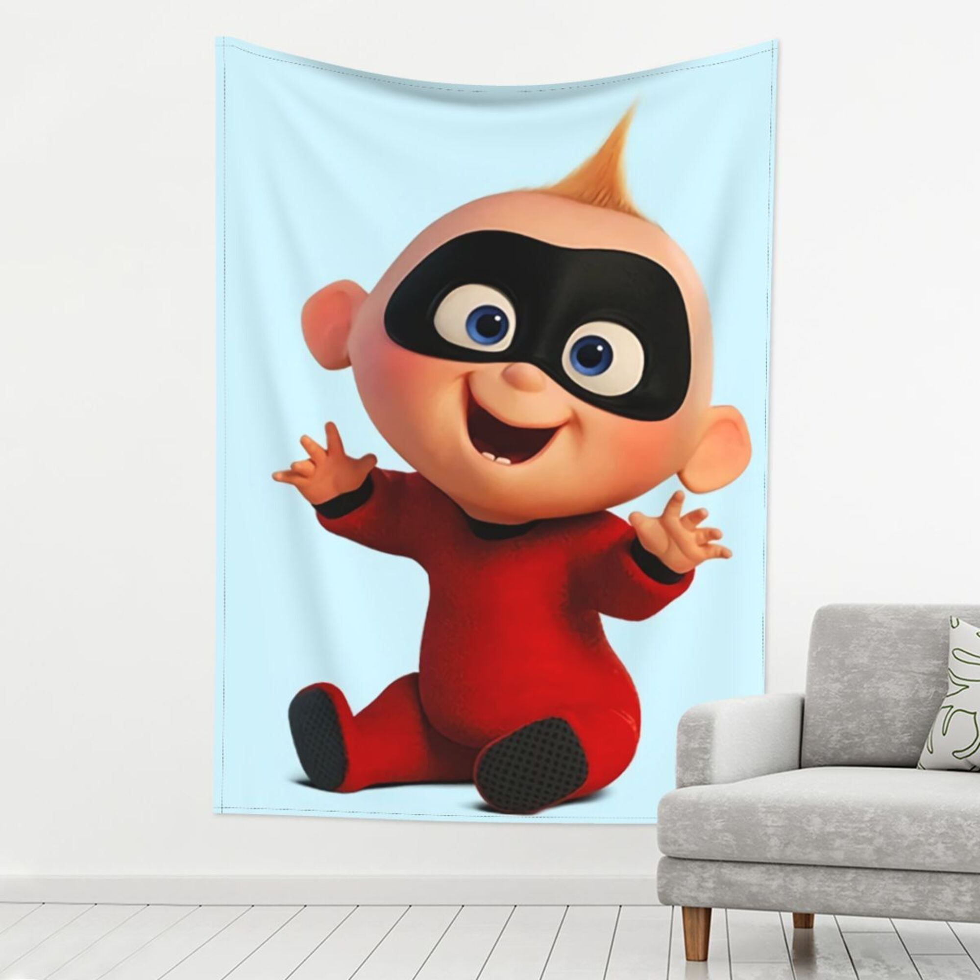 The Incredibles Tapestry Cartoon Print Wall Art Hanging Tapestry Anime ...
