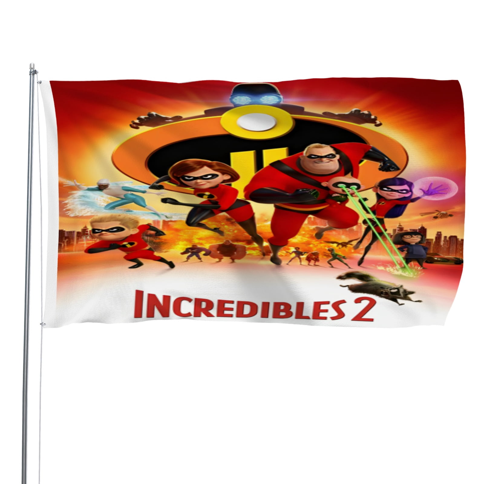 The Incredibles flag perfect for outdoor decoration, can be hung ...