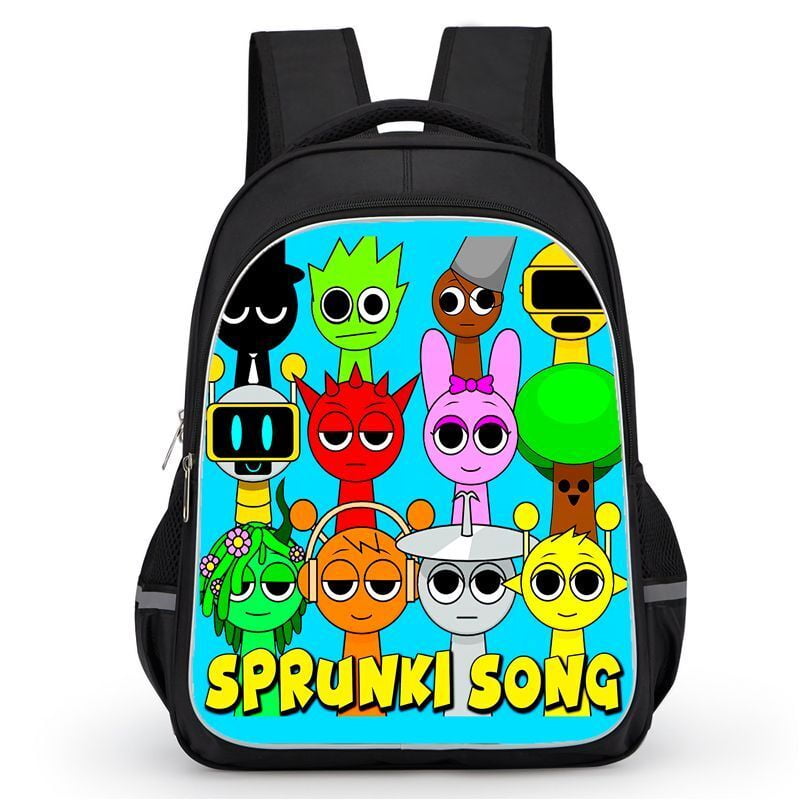 Incredibox Schoolbag Sprunki Backpack Double-layer Sprunki Backpack ...