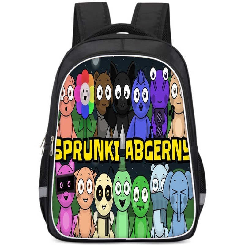 Incredibox Schoolbag Sprunki Backpack Double-layer Sprunki Backpack ...