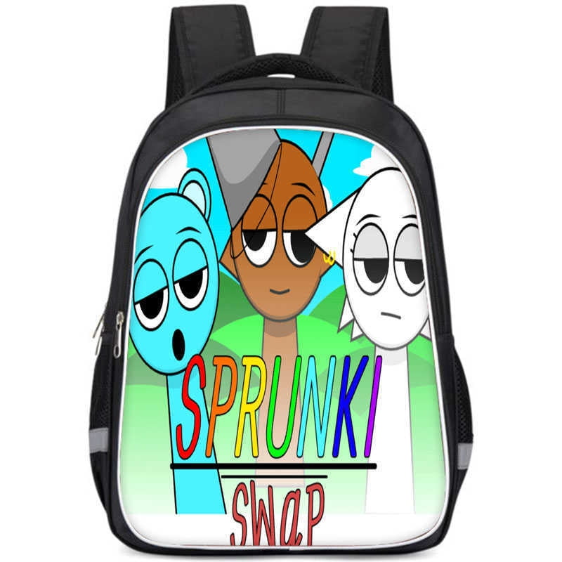 Incredibox Schoolbag Sprunki Backpack Double-layer Sprunki Backpack ...