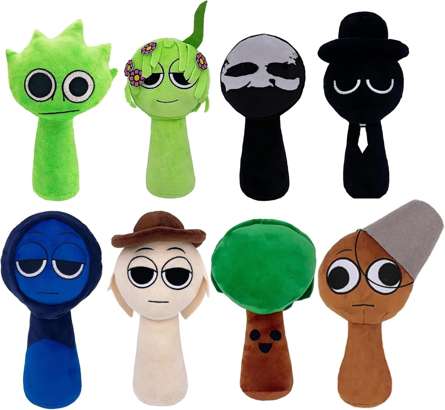Incredibox Sprunki 8 Inch Plush – Super Soft Horror Character Stuffed ...