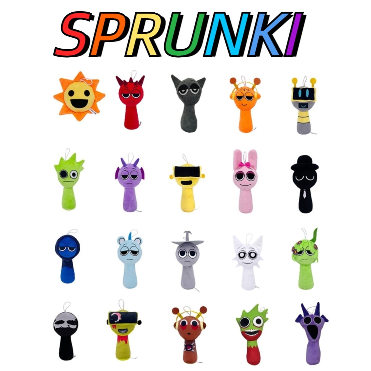 Incredibox Sprunki 8" Plush Collection, Sprunki Plushies Dolls, Soft ...